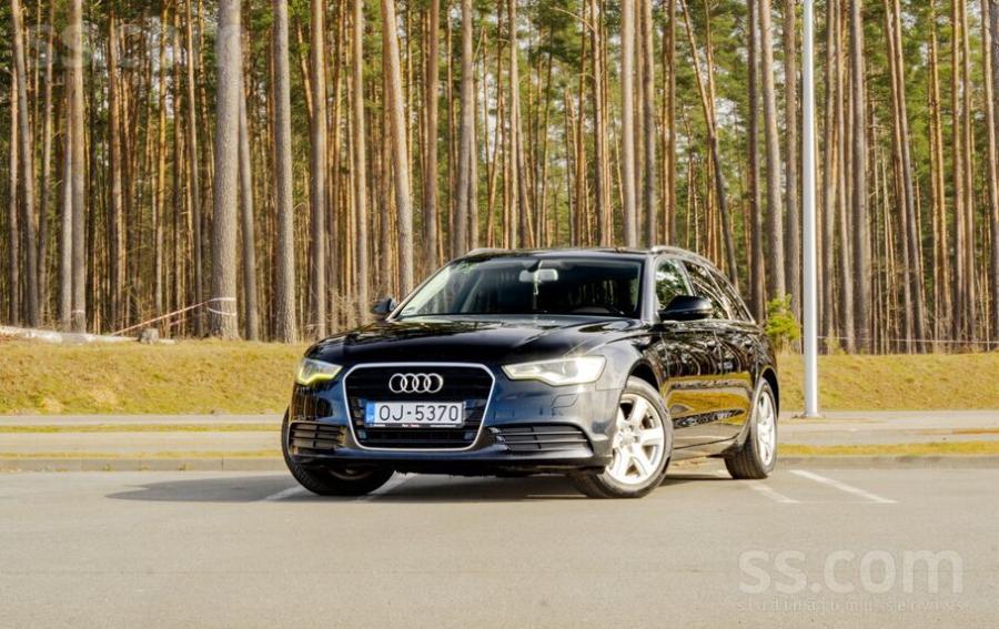 Black Audi A6 2011 in Riga, with an engine capacity of 3.00 L and mileage of 285 thousand km for 8990 €, photo 1 on AUTOMOTO.COM.LV