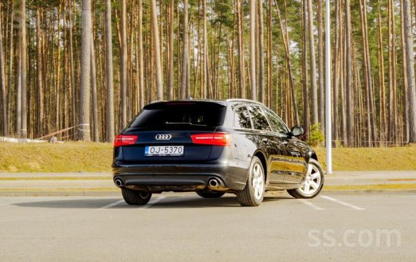 Black Audi A6 2011 in Riga, with an engine capacity of 3.00 L and mileage of 285 thousand km for 8990 €, photo 6 on AUTOMOTO.COM.LV