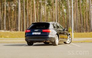 Black Audi A6 2011 in Riga, with an engine capacity of 3.00 L and mileage of 285 thousand km for 8990 €, photo 6 on AUTOMOTO.COM.LV