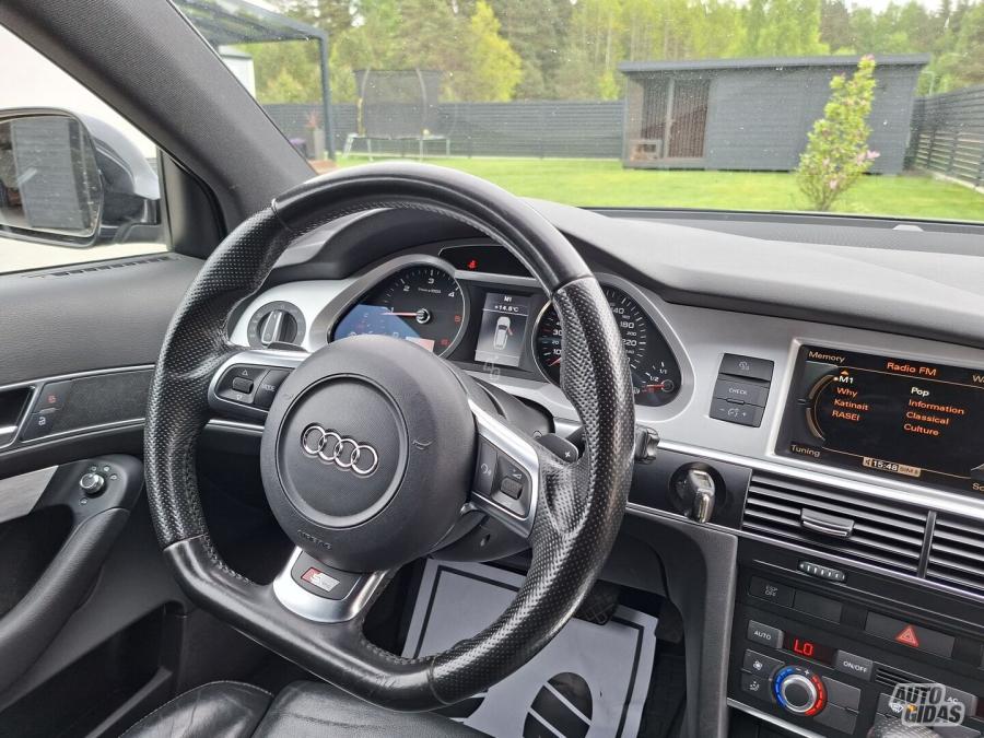Black Audi A6 2011 in Silute, with an engine capacity of 3.00 L and mileage of 344 thousand km for 5900 €, photo 22 on AUTOMOTO.COM.LV
