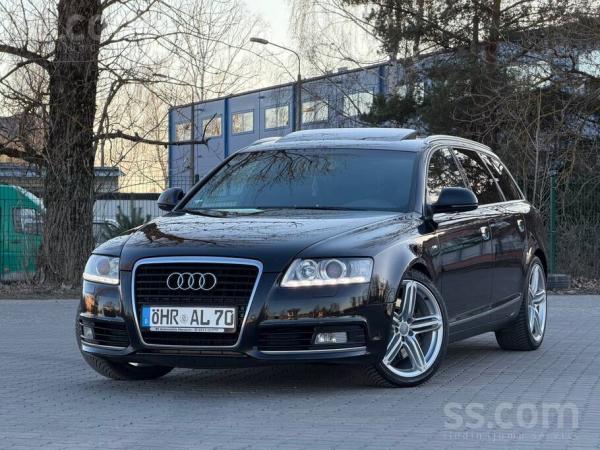 Black Audi A6 2011 in Riga, with an engine capacity of 2.70 L and mileage of 0 thousand km for 6550 €, photo 1 on AUTOMOTO.COM.LV