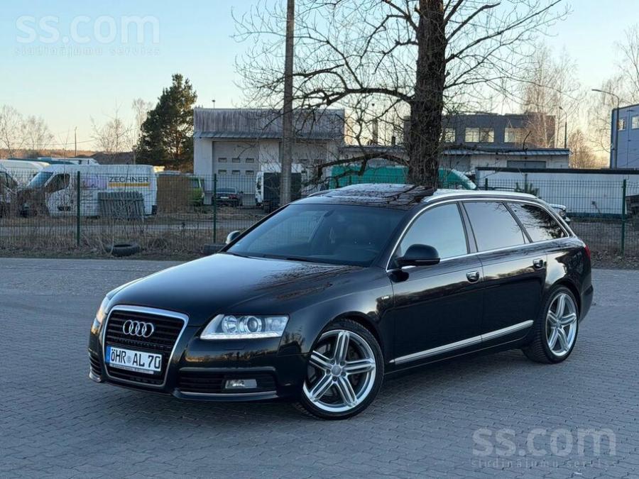 Black Audi A6 2011 in Riga, with an engine capacity of 2.70 L and mileage of 0 thousand km for 6550 €, photo 6 on AUTOMOTO.COM.LV
