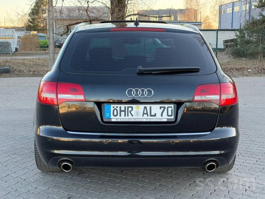 Black Audi A6 2011 in Riga, with an engine capacity of 2.70 L and mileage of 0 thousand km for 6550 €, photo 9 on AUTOMOTO.COM.LV
