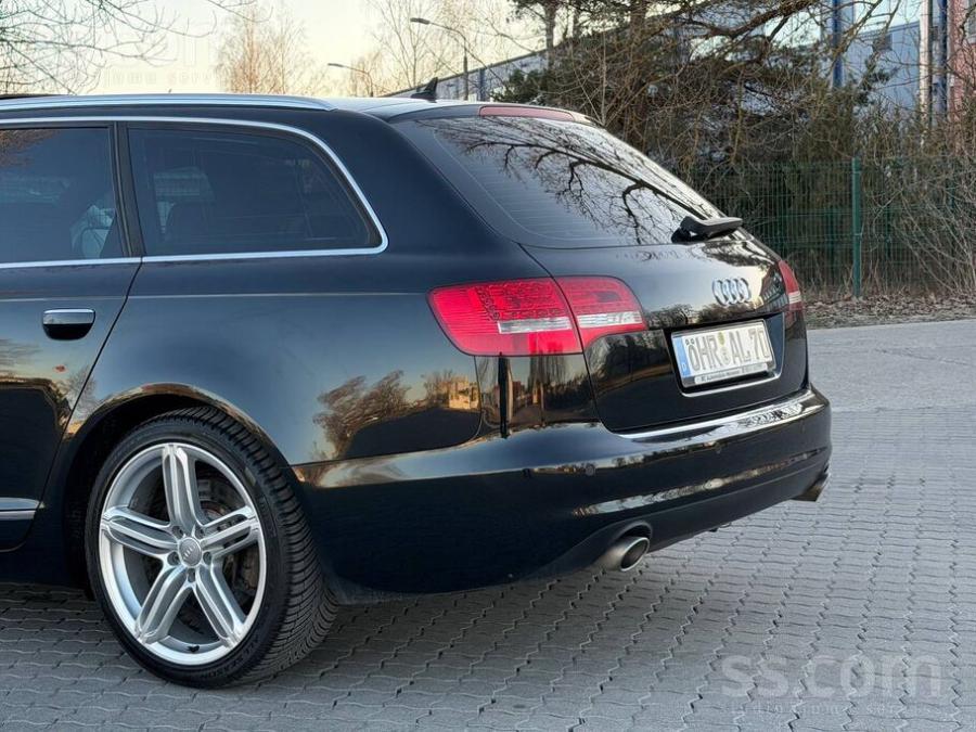Black Audi A6 2011 in Riga, with an engine capacity of 2.70 L and mileage of 0 thousand km for 6550 €, photo 14 on AUTOMOTO.COM.LV