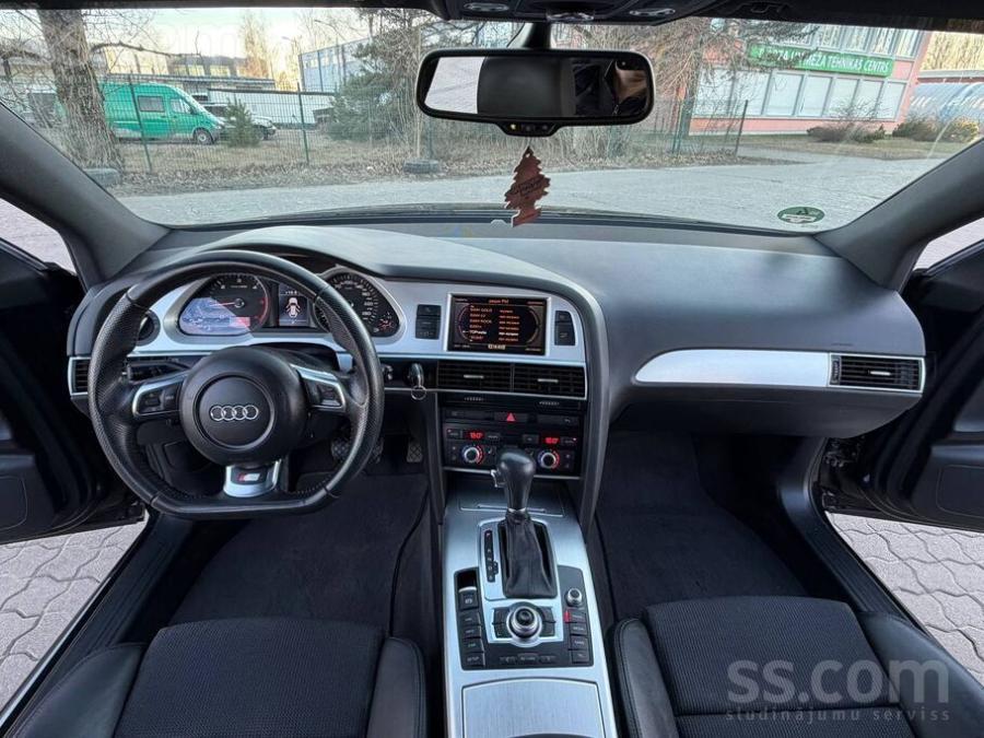 Black Audi A6 2011 in Riga, with an engine capacity of 2.70 L and mileage of 0 thousand km for 6550 €, photo 17 on AUTOMOTO.COM.LV