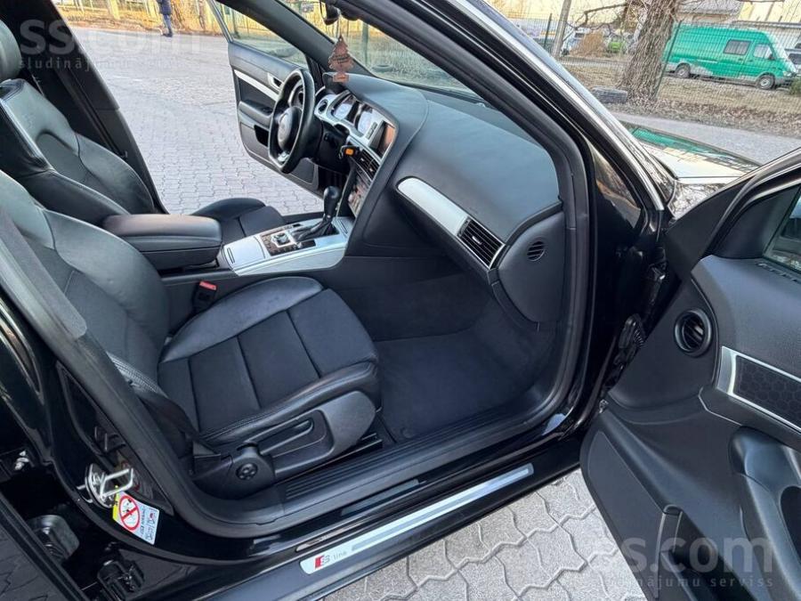Black Audi A6 2011 in Riga, with an engine capacity of 2.70 L and mileage of 0 thousand km for 6550 €, photo 25 on AUTOMOTO.COM.LV