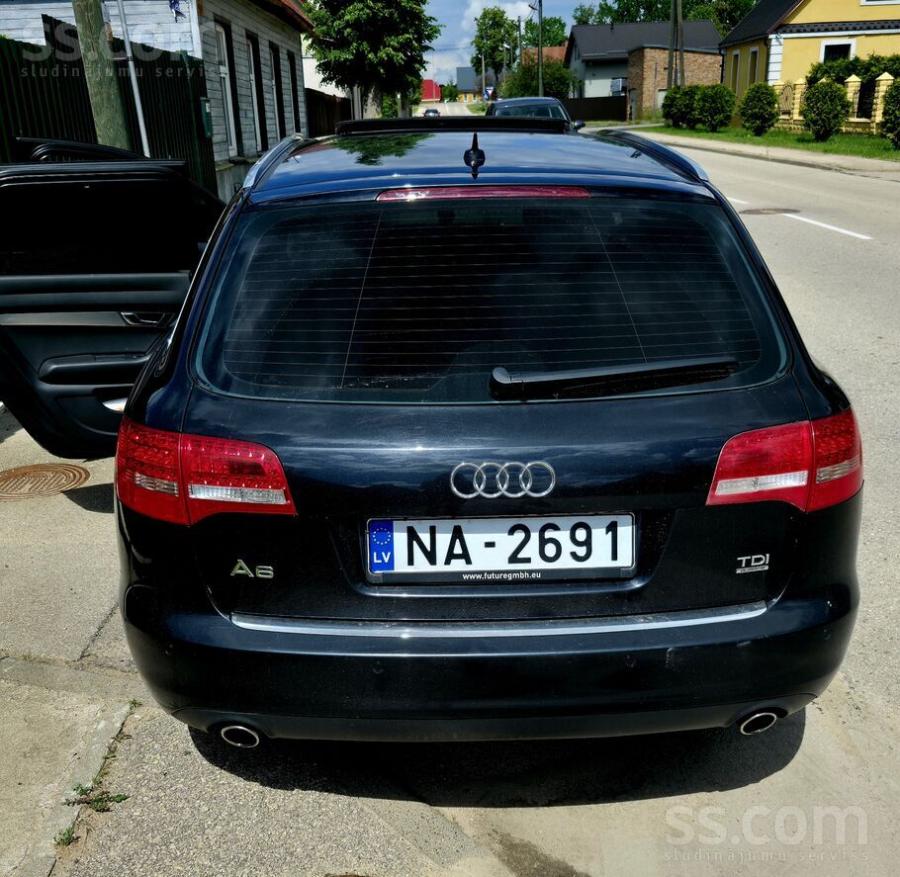 Black Audi A6 2011 in Daugavpils, with an engine capacity of 3.00 L and mileage of 379 thousand km for 7100 €, photo 5 on AUTOMOTO.COM.LV