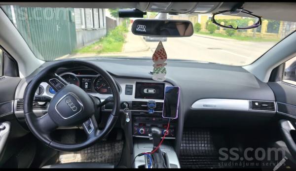 Black Audi A6 2011 in Daugavpils, with an engine capacity of 3.00 L and mileage of 379 thousand km for 7100 €, photo 5 on AUTOMOTO.COM.LV