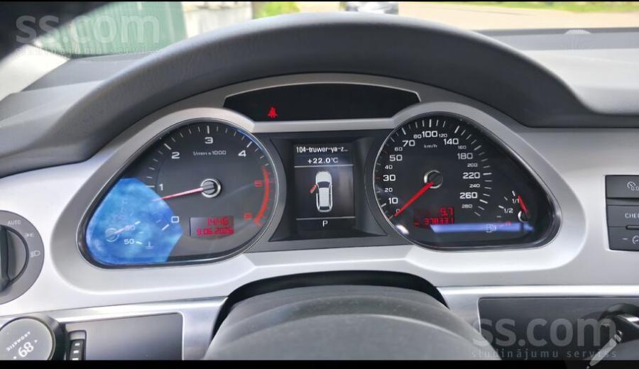 Black Audi A6 2011 in Daugavpils, with an engine capacity of 3.00 L and mileage of 379 thousand km for 7100 €, photo 7 on AUTOMOTO.COM.LV