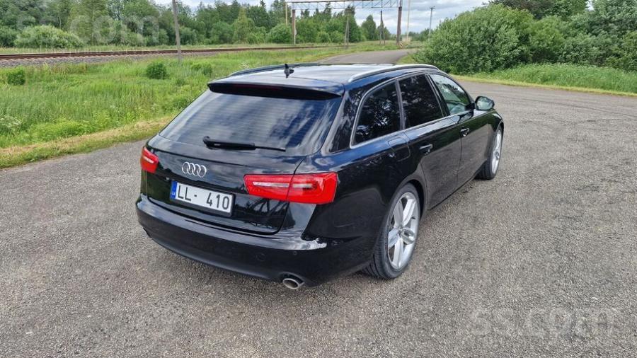 Melns Audi A6 2011 Bauska, ar dzinēja tilpumu 3.00 L un nobraukumu 318 tūkst. km par 9890 €, foto 6 vietnē AUTOMOTO.COM.LV