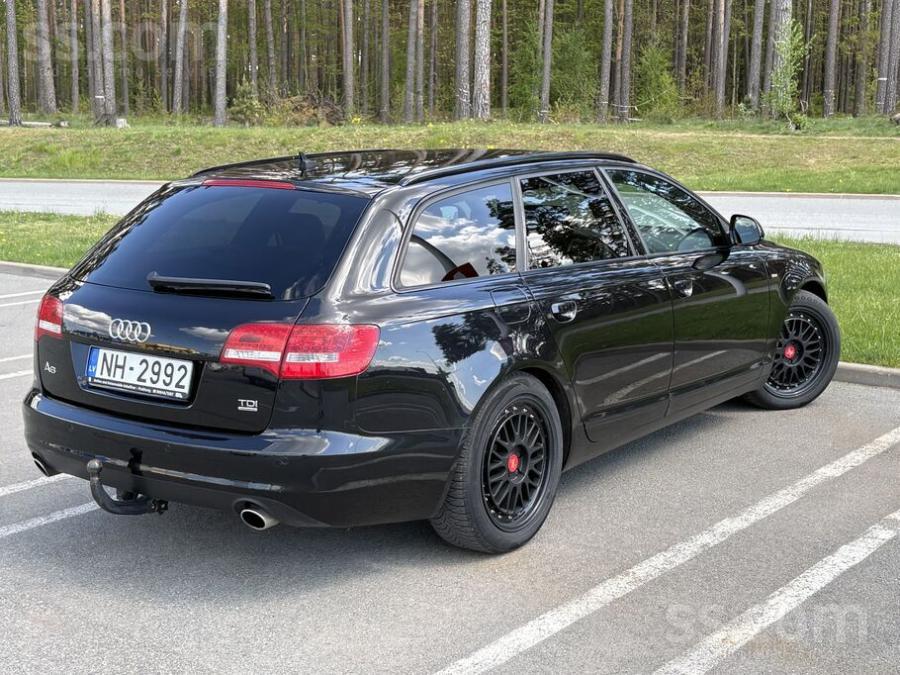 Black Audi A6 2011 in Riga, with an engine capacity of 3.00 L and mileage of 306 thousand km for 7700 €, photo 4 on AUTOMOTO.COM.LV