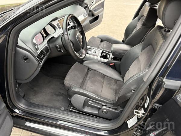Black Audi A6 2011 in Riga, with an engine capacity of 3.00 L and mileage of 306 thousand km for 7700 €, photo 8 on AUTOMOTO.COM.LV