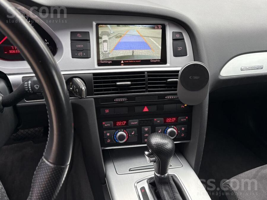 Black Audi A6 2011 in Riga, with an engine capacity of 3.00 L and mileage of 306 thousand km for 7700 €, photo 12 on AUTOMOTO.COM.LV