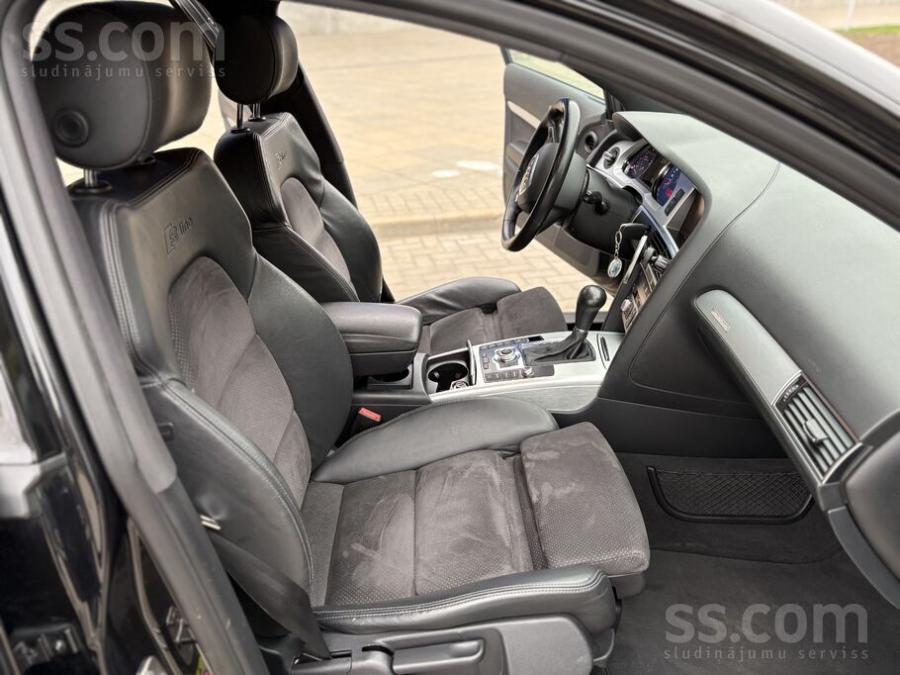 Black Audi A6 2011 in Riga, with an engine capacity of 3.00 L and mileage of 306 thousand km for 7700 €, photo 14 on AUTOMOTO.COM.LV