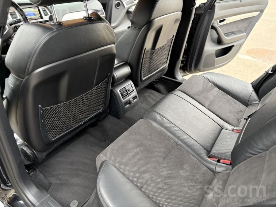 Black Audi A6 2011 in Riga, with an engine capacity of 3.00 L and mileage of 306 thousand km for 7700 €, photo 16 on AUTOMOTO.COM.LV
