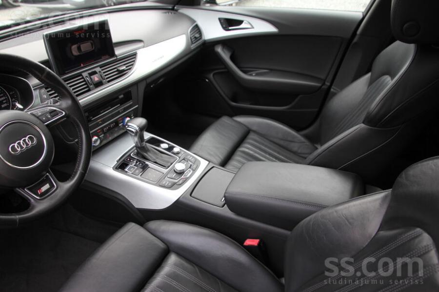 Black Audi A6 2011 in Tukums, with an engine capacity of 3.00 L and mileage of 347 thousand km for 7990 €, photo 10 on AUTOMOTO.COM.LV