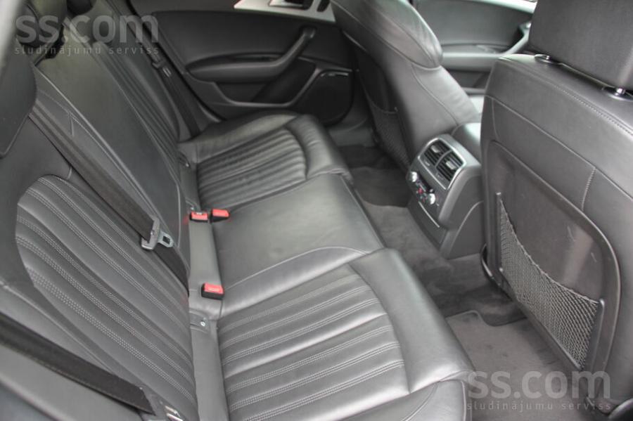 Black Audi A6 2011 in Tukums, with an engine capacity of 3.00 L and mileage of 347 thousand km for 7990 €, photo 16 on AUTOMOTO.COM.LV