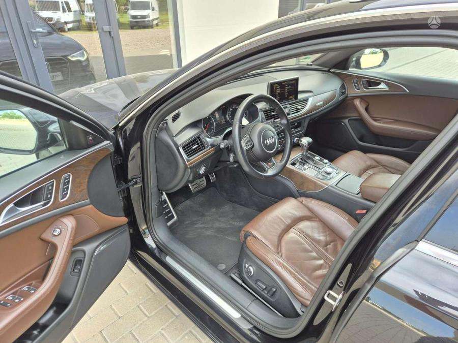 Black Audi A6 2011 in Marijampole, with an engine capacity of 2.97 L and mileage of 267 thousand km for 12500 €, photo 12 on AUTOMOTO.COM.LV
