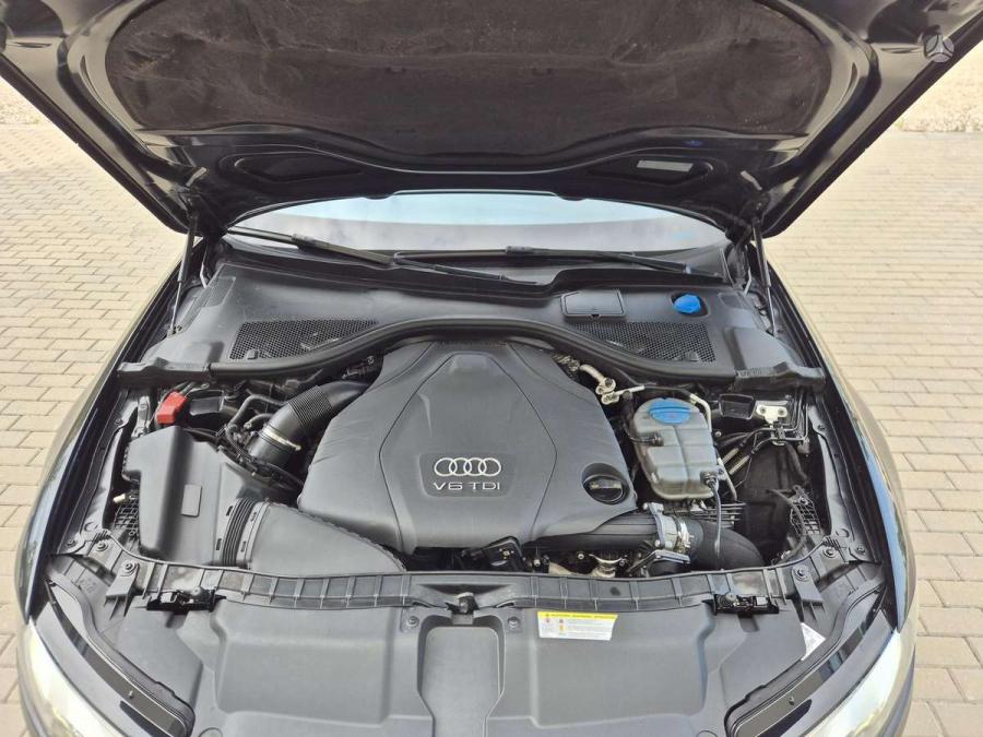 Black Audi A6 2011 in Marijampole, with an engine capacity of 2.97 L and mileage of 267 thousand km for 12500 €, photo 35 on AUTOMOTO.COM.LV