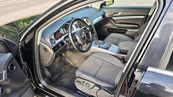 Black Audi A6 2011 in Elektrenai, with an engine capacity of 1.97 L and mileage of 302 thousand km for 5000 €, photo 7 on AUTOMOTO.COM.LV