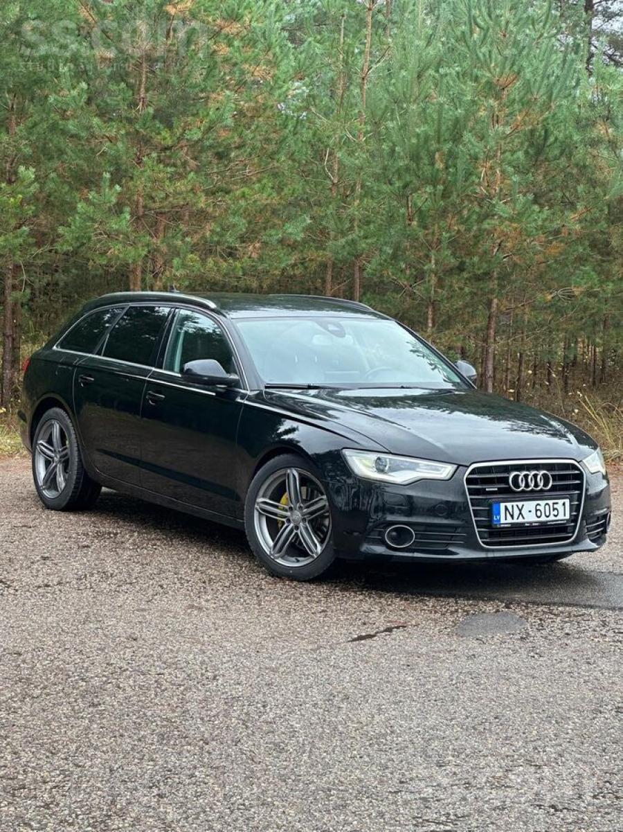 Black Audi A6 2011 in Riga, with an engine capacity of 3.00 L and mileage of 331 thousand km for 7900 €, photo 1 on AUTOMOTO.COM.LV