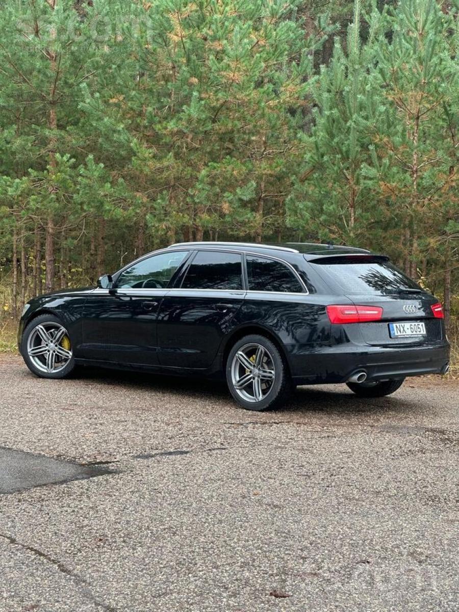 Black Audi A6 2011 in Riga, with an engine capacity of 3.00 L and mileage of 331 thousand km for 7900 €, photo 6 on AUTOMOTO.COM.LV