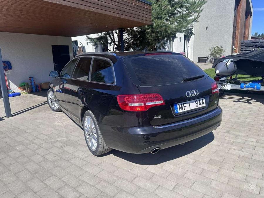 Black Audi A6 2011 in Vilnius, with an engine capacity of 2.70 L and mileage of 271 thousand km for 5850 €, photo 4 on AUTOMOTO.COM.LV
