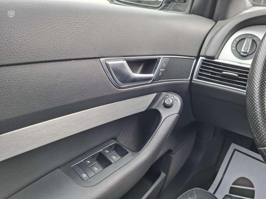 Black Audi A6 2011 in Silute, with an engine capacity of 2.97 L and mileage of 334 thousand km for 5900 €, photo 18 on AUTOMOTO.COM.LV