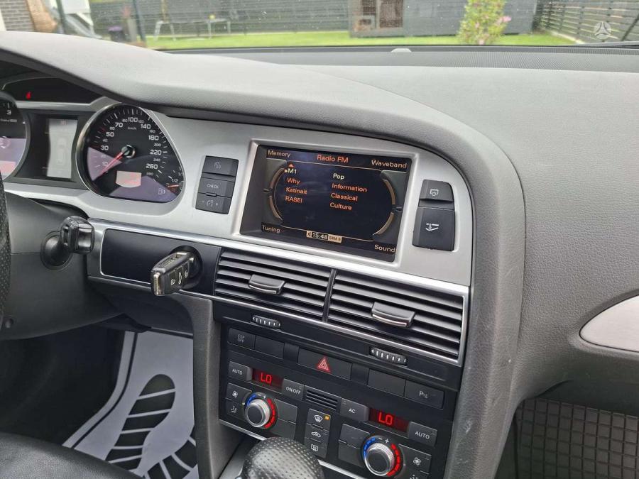 Black Audi A6 2011 in Silute, with an engine capacity of 2.97 L and mileage of 334 thousand km for 5900 €, photo 21 on AUTOMOTO.COM.LV