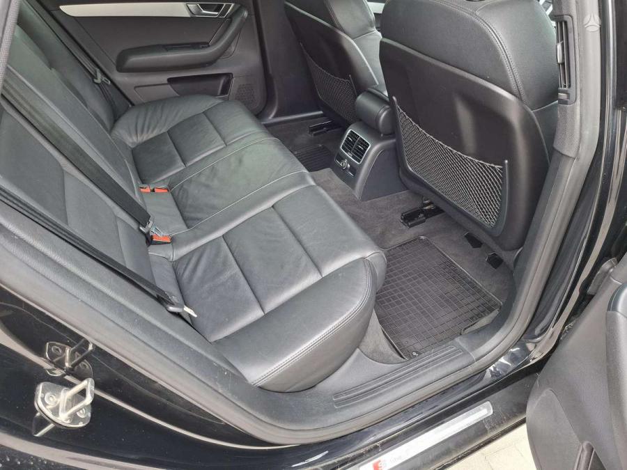 Black Audi A6 2011 in Silute, with an engine capacity of 2.97 L and mileage of 334 thousand km for 5900 €, photo 24 on AUTOMOTO.COM.LV