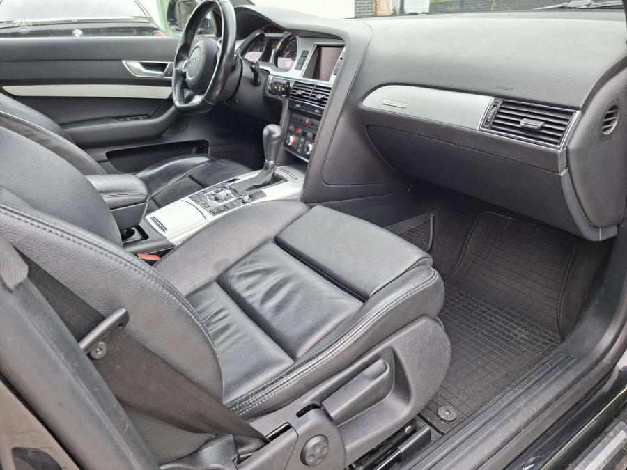 Black Audi A6 2011 in Silute, with an engine capacity of 2.97 L and mileage of 334 thousand km for 5900 €, photo 25 on AUTOMOTO.COM.LV