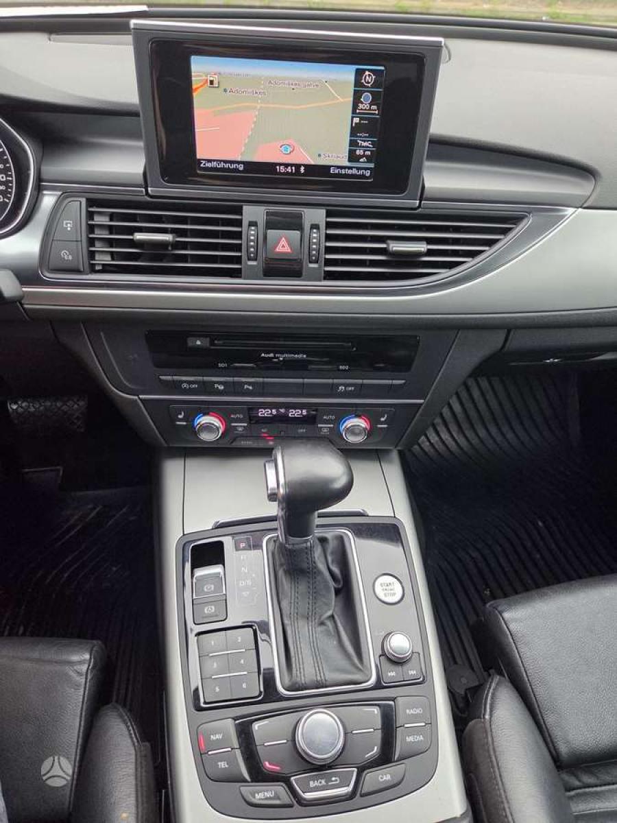 Black Audi A6 2011 in Marijampole, with an engine capacity of 3.00 L and mileage of 287 thousand km for 7350 €, photo 12 on AUTOMOTO.COM.LV