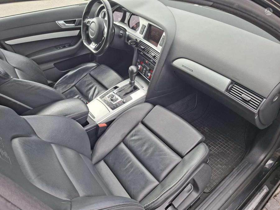 Black Audi A6 2011 in Silute, with an engine capacity of 2.97 L and mileage of 345 thousand km for 5900 €, photo 21 on AUTOMOTO.COM.LV