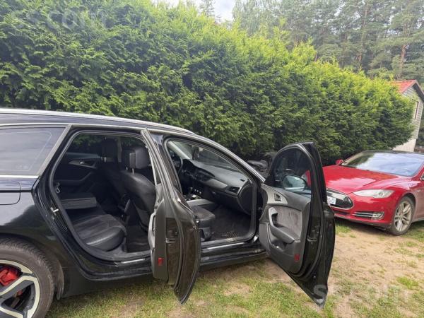 Black Audi A6 2011 in Limbazi, with an engine capacity of 3.00 L and mileage of 286 thousand km for 8777 €, photo 6 on AUTOMOTO.COM.LV