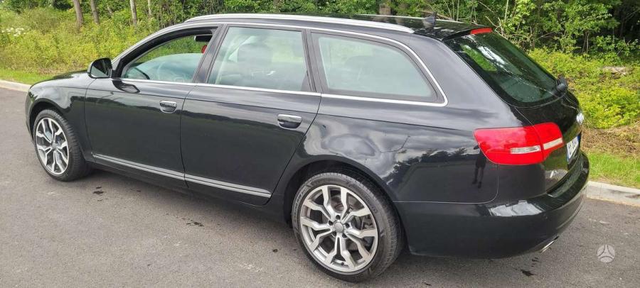 Black Audi A6 2011 in Kaunas, with an engine capacity of 2.97 L and mileage of 286 thousand km for 5940 €, photo 6 on AUTOMOTO.COM.LV
