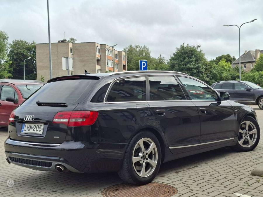 Black Audi A6 2011 in Silute, with an engine capacity of 2.97 L and mileage of 345 thousand km for 5900 €, photo 3 on AUTOMOTO.COM.LV