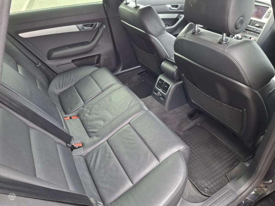 Black Audi A6 2011 in Silute, with an engine capacity of 2.97 L and mileage of 345 thousand km for 5900 €, photo 22 on AUTOMOTO.COM.LV