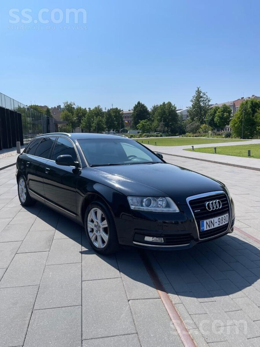 Black Audi A6 2011 in Riga, with an engine capacity of 3.00 L and mileage of 350 thousand km for 7950 €, photo 1 on AUTOMOTO.COM.LV