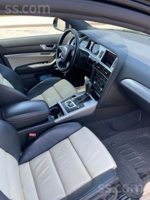 Black Audi A6 2011 in Riga, with an engine capacity of 3.00 L and mileage of 350 thousand km for 7950 €, photo 5 on AUTOMOTO.COM.LV