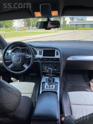 Black Audi A6 2011 in Riga, with an engine capacity of 3.00 L and mileage of 350 thousand km for 7950 €, photo 6 on AUTOMOTO.COM.LV