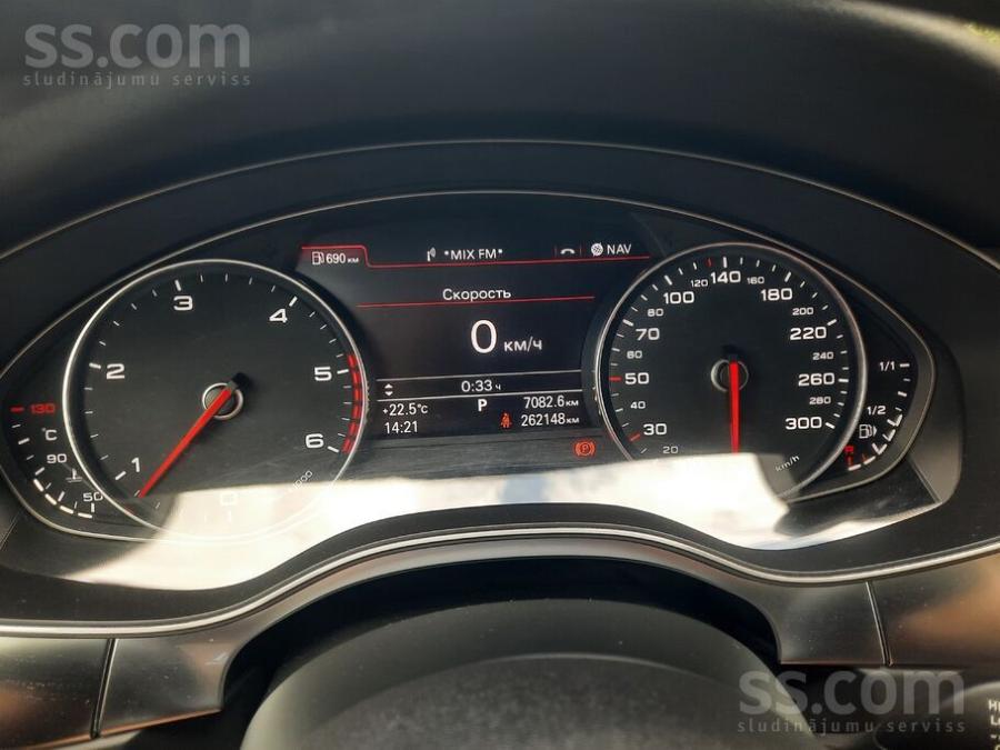 Melns Audi A6 2011 Rīga, ar dzinēja tilpumu 3.00 L un nobraukumu 262 tūkst. km par 10990 €, foto 6 vietnē AUTOMOTO.COM.LV
