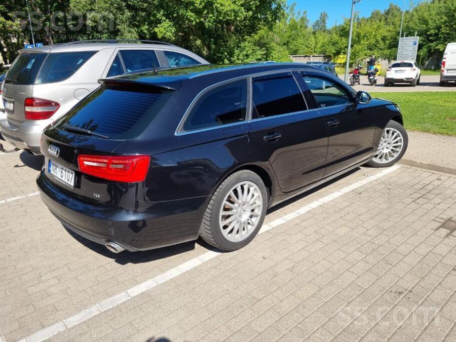 Black Audi A6 2011 in Jurmala, with an engine capacity of 3.00 L and mileage of 268 thousand km for 9300 €, photo 4 on AUTOMOTO.COM.LV