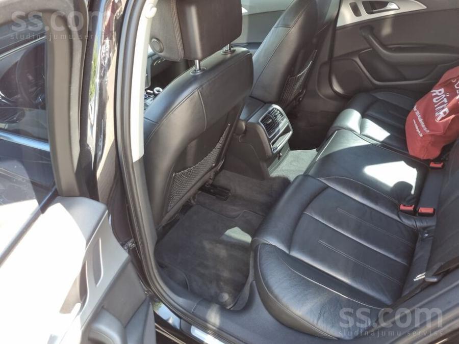 Black Audi A6 2011 in Jurmala, with an engine capacity of 3.00 L and mileage of 268 thousand km for 9300 €, photo 6 on AUTOMOTO.COM.LV