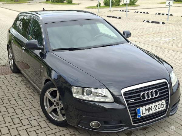 Black Audi A6 2011 in Silute, with an engine capacity of 2.97 L and mileage of 340 thousand km for 5900 €, photo 4 on AUTOMOTO.COM.LV