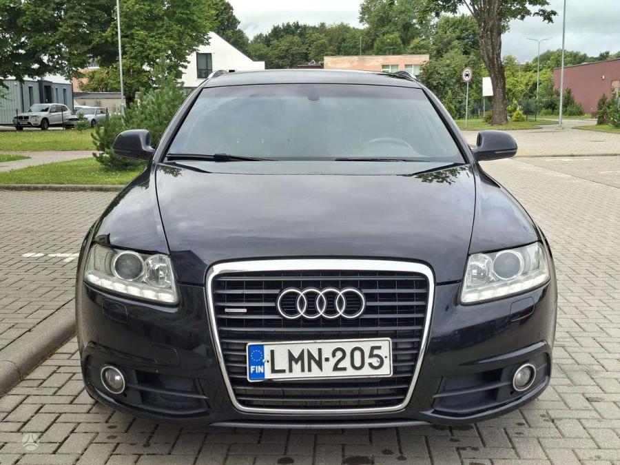 Black Audi A6 2011 in Silute, with an engine capacity of 2.97 L and mileage of 340 thousand km for 5900 €, photo 8 on AUTOMOTO.COM.LV