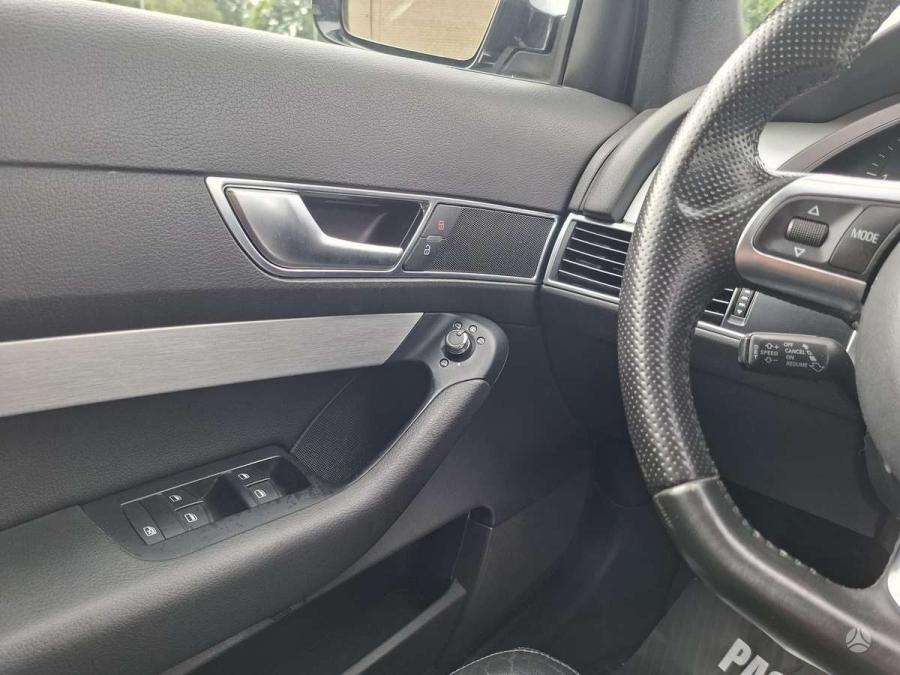 Black Audi A6 2011 in Silute, with an engine capacity of 2.97 L and mileage of 340 thousand km for 5900 €, photo 15 on AUTOMOTO.COM.LV