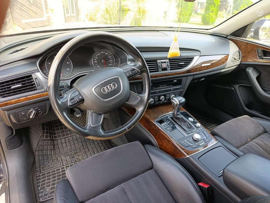 Black Audi A6 2011 in Pasvalys, with an engine capacity of 2.97 L and mileage of 381 thousand km for 11000 €, photo 10 on AUTOMOTO.COM.LV