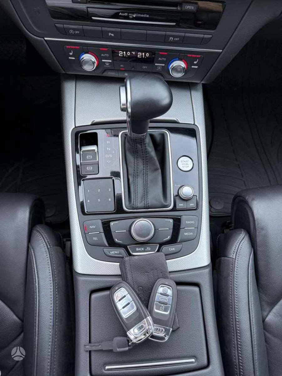 Black Audi A6 2011 in Kaunas, with an engine capacity of 2.97 L and mileage of 290 thousand km for 9490 €, photo 21 on AUTOMOTO.COM.LV