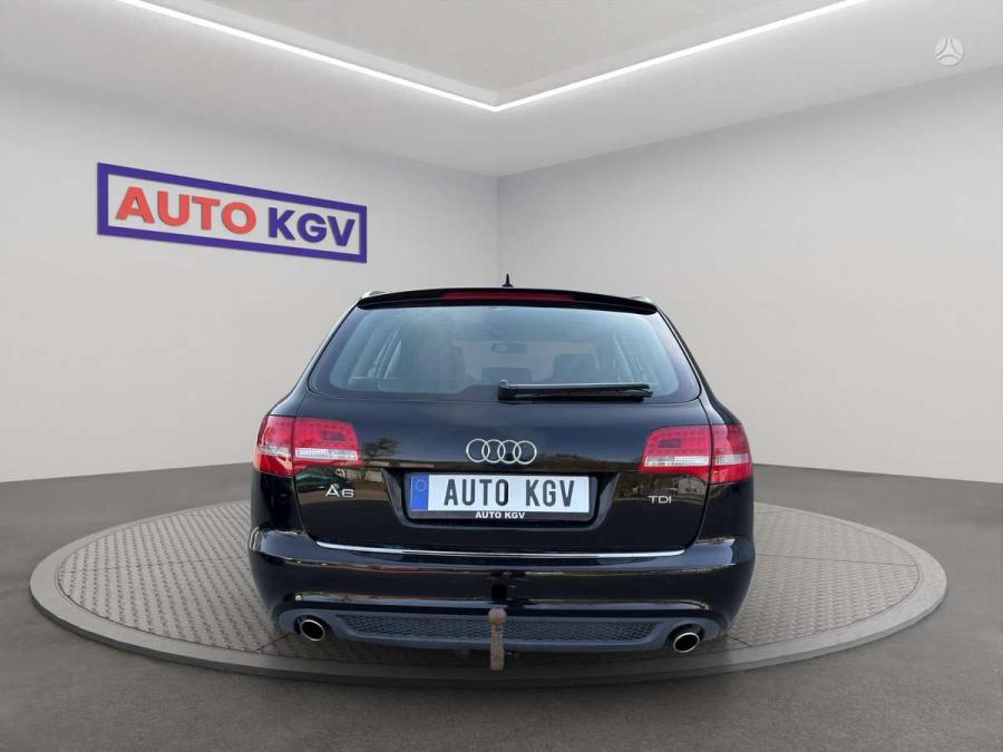 Black Audi A6 2011 in Kaunas, with an engine capacity of 2.70 L and mileage of 346 thousand km for 5999 €, photo 5 on AUTOMOTO.COM.LV