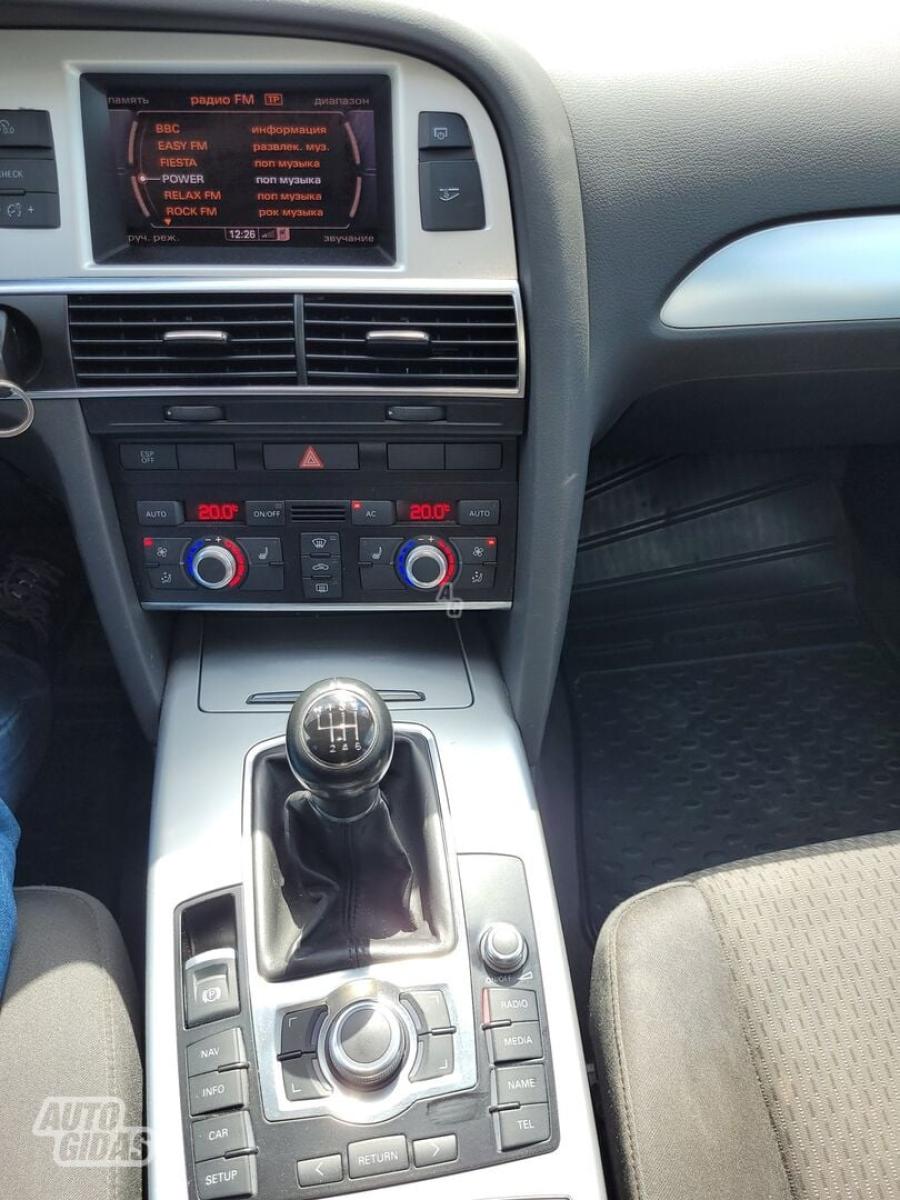Black Audi A6 2011 in Vilnius, with an engine capacity of 2.00 L and mileage of 250 thousand km for 4999 €, photo 15 on AUTOMOTO.COM.LV
